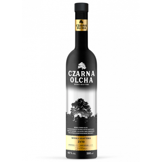 CZARNA OLCHA WÓDKA KRAFTOWA ŻYTO 0,5L / 40,0% / 6 / PL